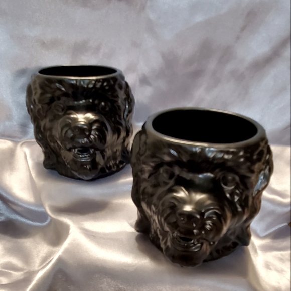 Tabitha Brown | Dining | Nwot Tabitha Brown Blackgold Yorkie Mugs ...